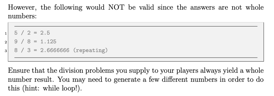 Solved In python, how would i ensure that all problems will | Chegg.com