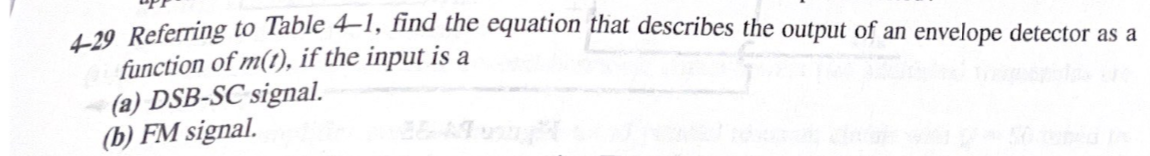 Solved 4-29 Referring to Table 41, find the equation that | Chegg.com