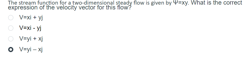 Solved The stream function for a two-dimensional steady flow | Chegg.com