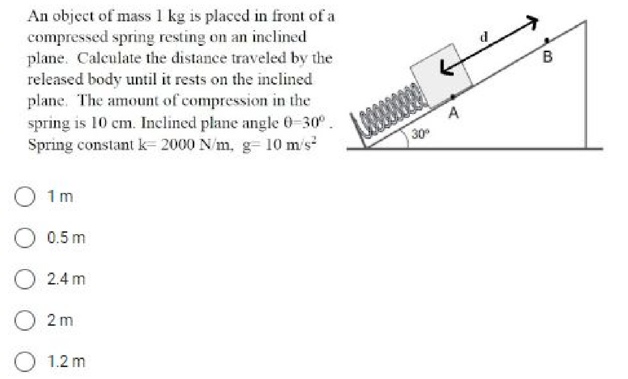 Solved An object of mass 1 kg is placed in front of a | Chegg.com