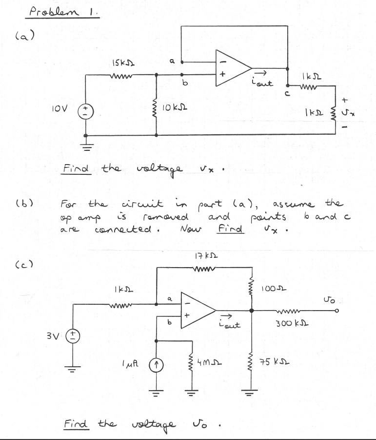Solved Find the voltage vx. For the circuit in part (a), | Chegg.com