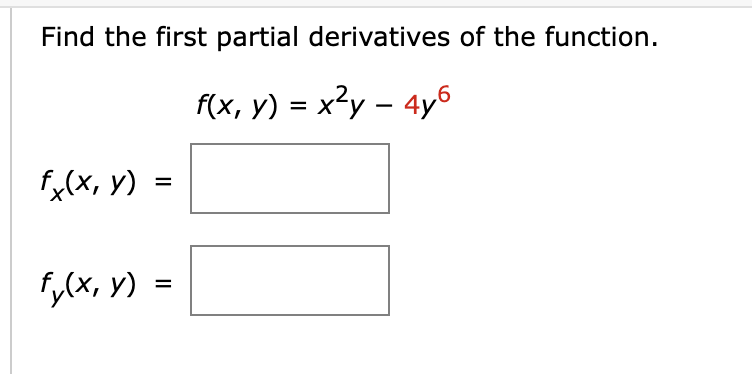 Solved Find the first partial derivatives of the function. | Chegg.com