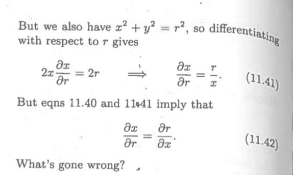 Solved But we also have x2 +y2 = r2, so differentiating with | Chegg.com