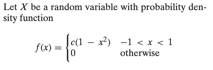 Solved Let X be a random variable with probability density | Chegg.com