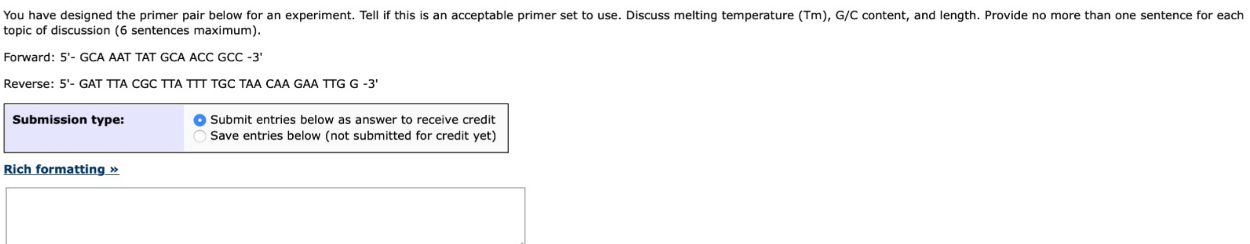 Solved Calculate the melting temperature (Tm) for the 4 | Chegg.com