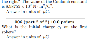 Solved Two identical small metal spheres with q1>0 and | Chegg.com