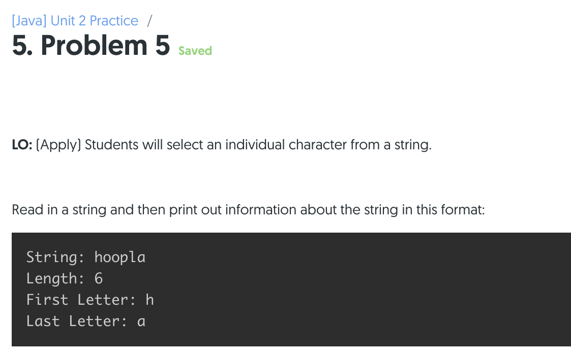 Solved In Java, please LO: (Apply) Students will select | Chegg.com