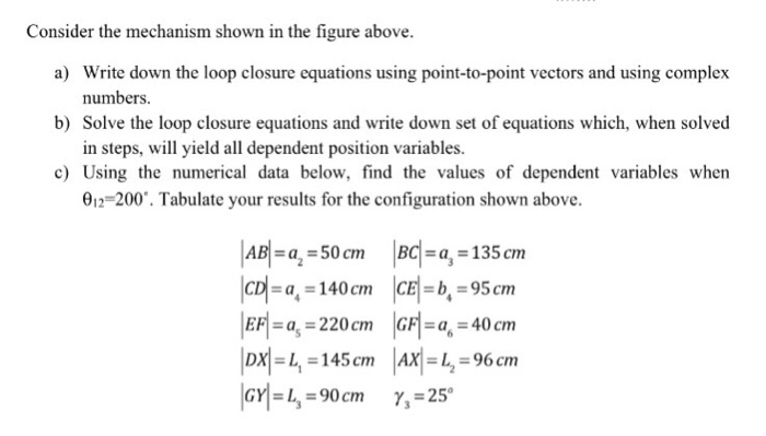 Solved PROBLEM 2 12 Consider the mechanism shown in the | Chegg.com