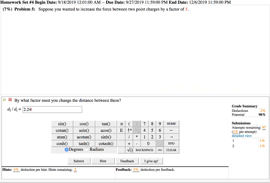 Solved Homework Set #4 Begin Date: 9/18/2019 12:01:00 AM -- | Chegg.com Solved Homework Set #4 Begin Date: 9/18/2019 12:01:00 AM -- | Chegg.com