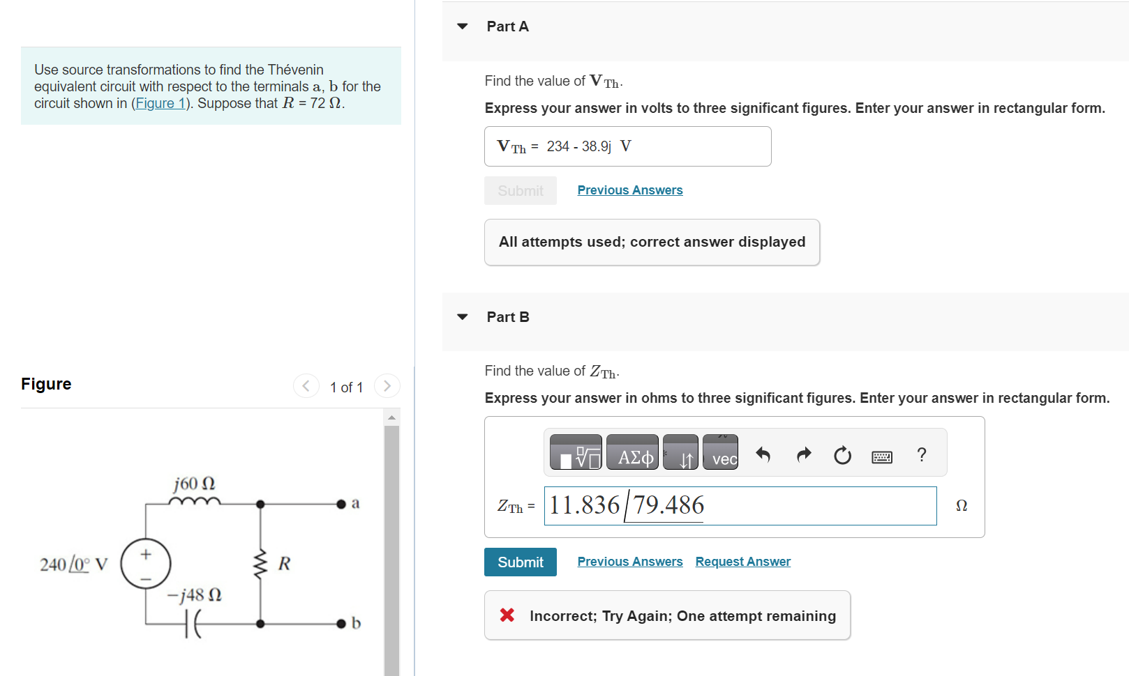 Solved Use source transformations to find the Thévenin | Chegg.com