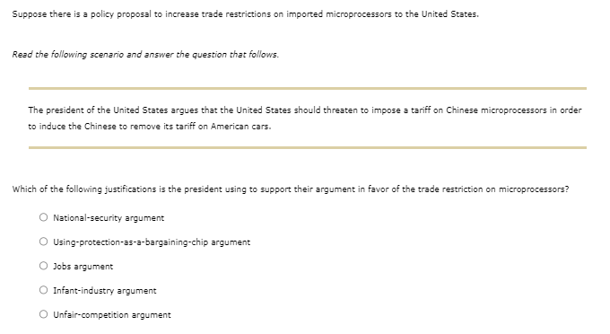 Solved Suppose there is a policy proposal to increase trade | Chegg.com
