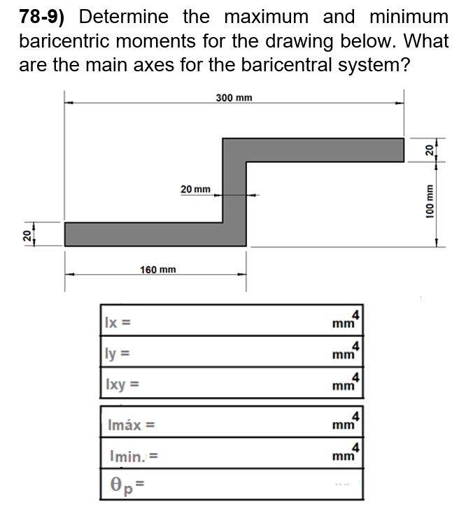 Solved 78-9) Determine the maximum and minimum baricentric | Chegg.com