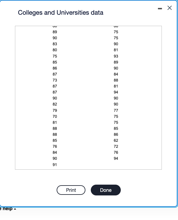 Solved Calculate The Test Statistic Value Calculate The 2724