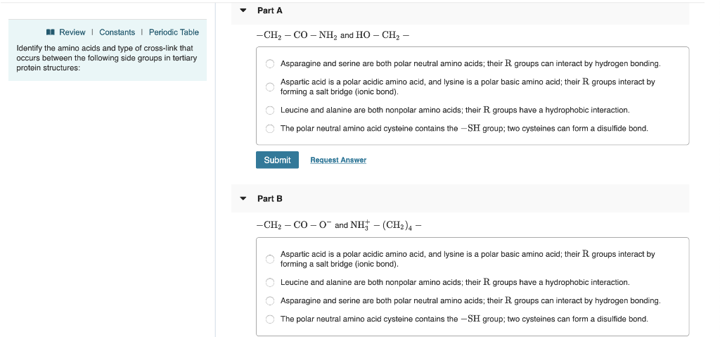 Solved Part A Review ConstantsI Periodic Table -CH2-Co-NH2 | Chegg.com