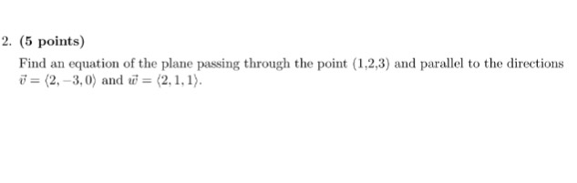 Solved Find an equation of the plane passing through the | Chegg.com