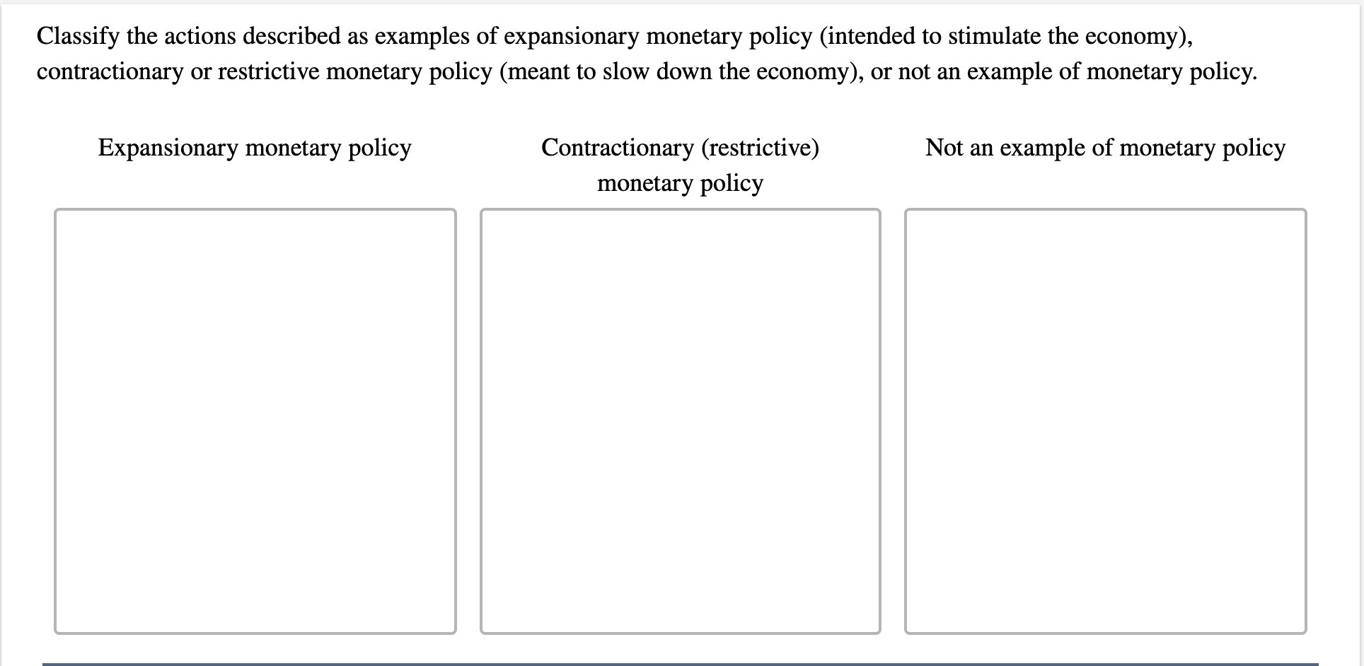 Solved Classify the actions described as examples of | Chegg.com