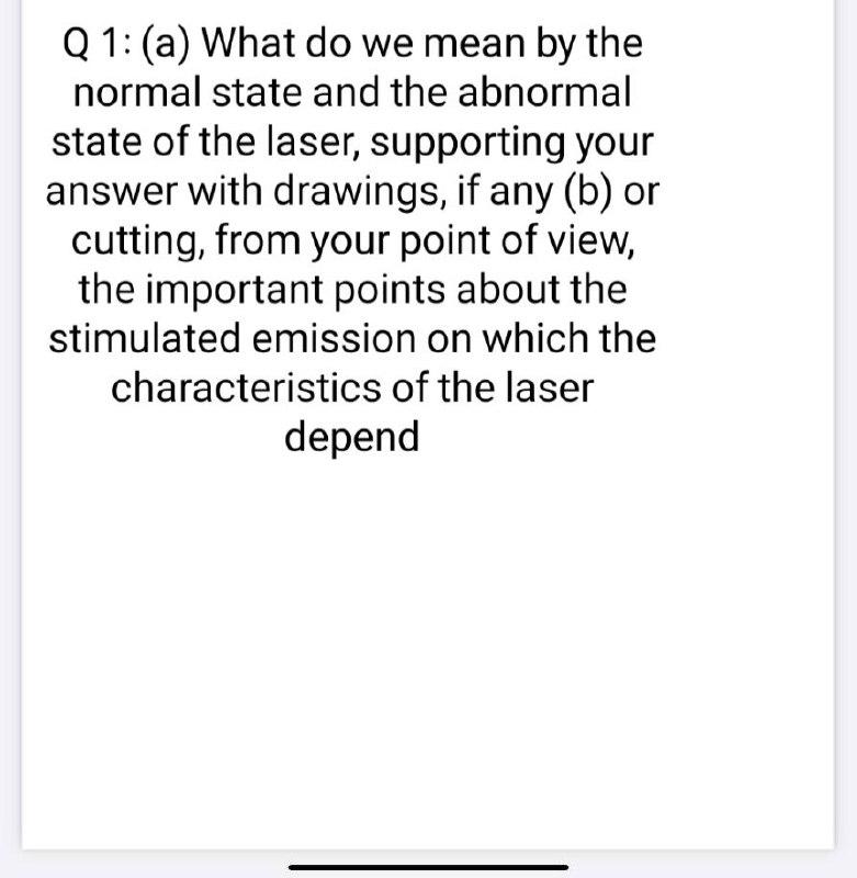 Solved Q1:(a) What do we mean by the normal state and the | Chegg.com