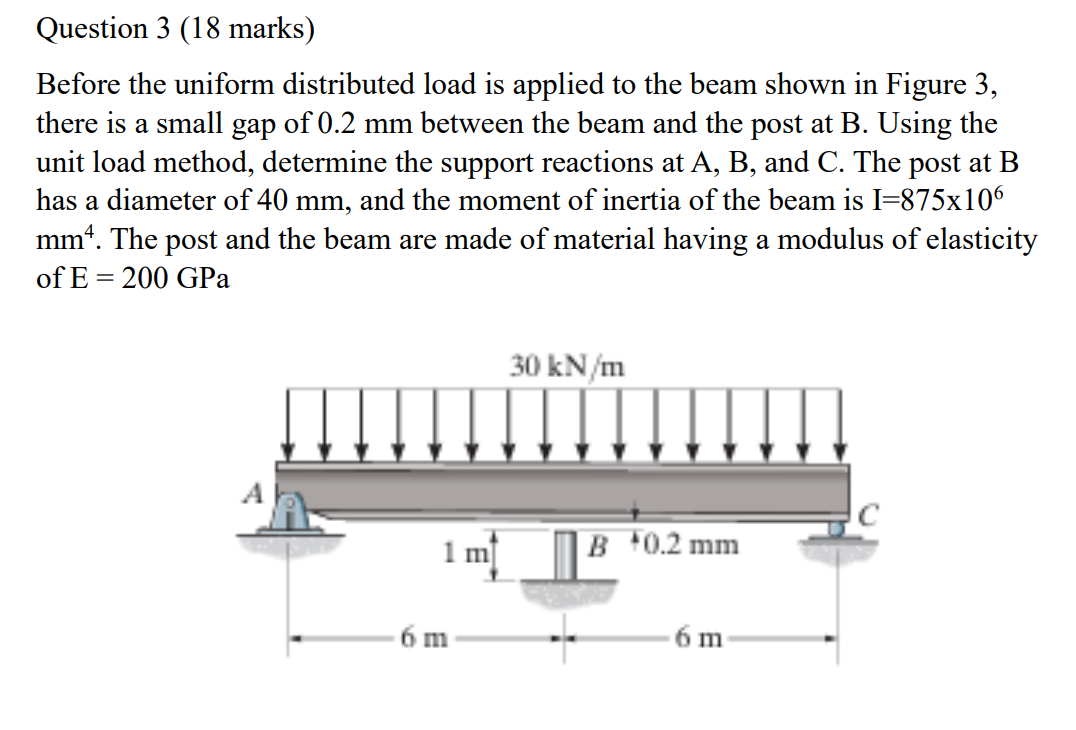 Solved Question 3 (18 ﻿marks)Before the uniform distributed | Chegg.com