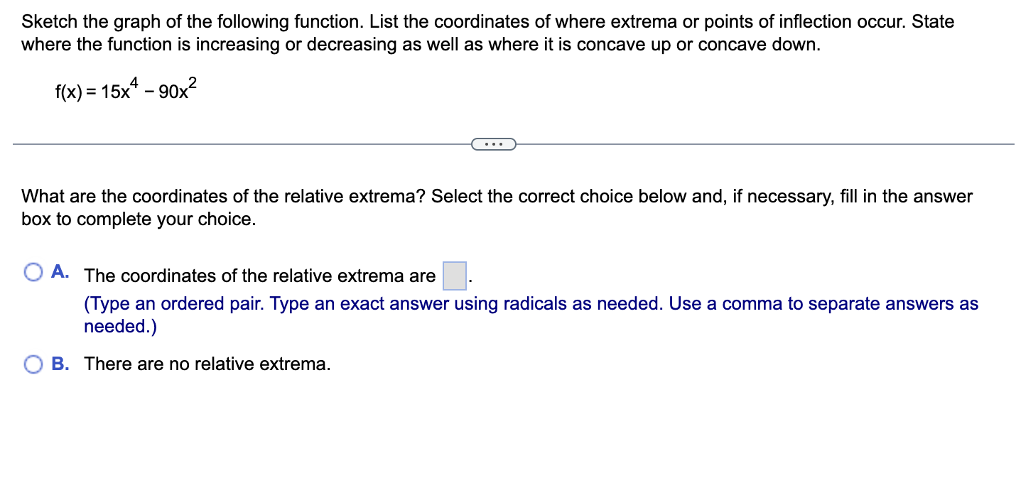 Solved Sketch the graph of the following function. List the | Chegg.com