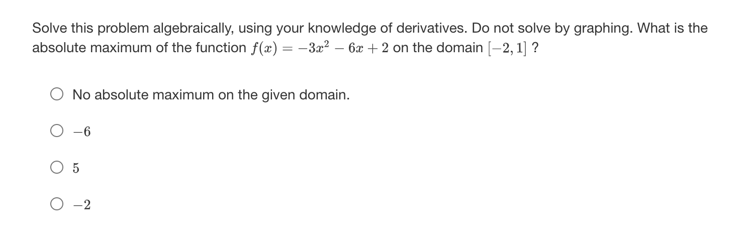 Solved Solve this problem algebraically, using your | Chegg.com