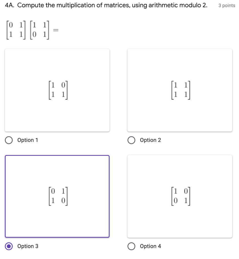 4B. What does your computation in 4A tell you about | Chegg.com