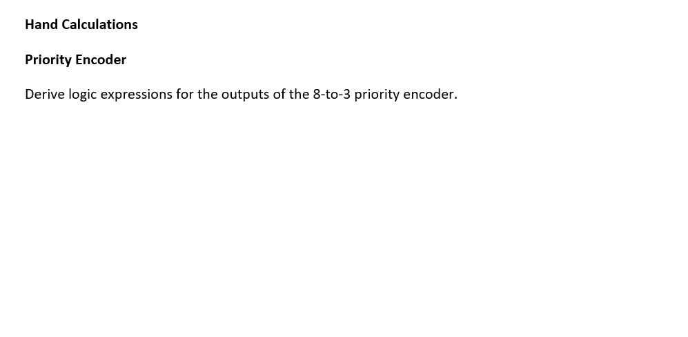 Solved What is a priority encoder? Fill in the truth table | Chegg.com