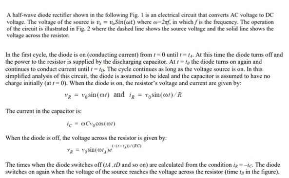 Solved in matlab plots the voltage across the resistor vR | Chegg.com