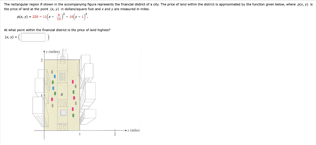Solved The rectangular region R shown in the accompanying | Chegg.com