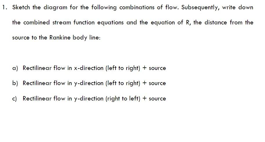 Solved 1. Sketch the diagram for the following combinations | Chegg.com