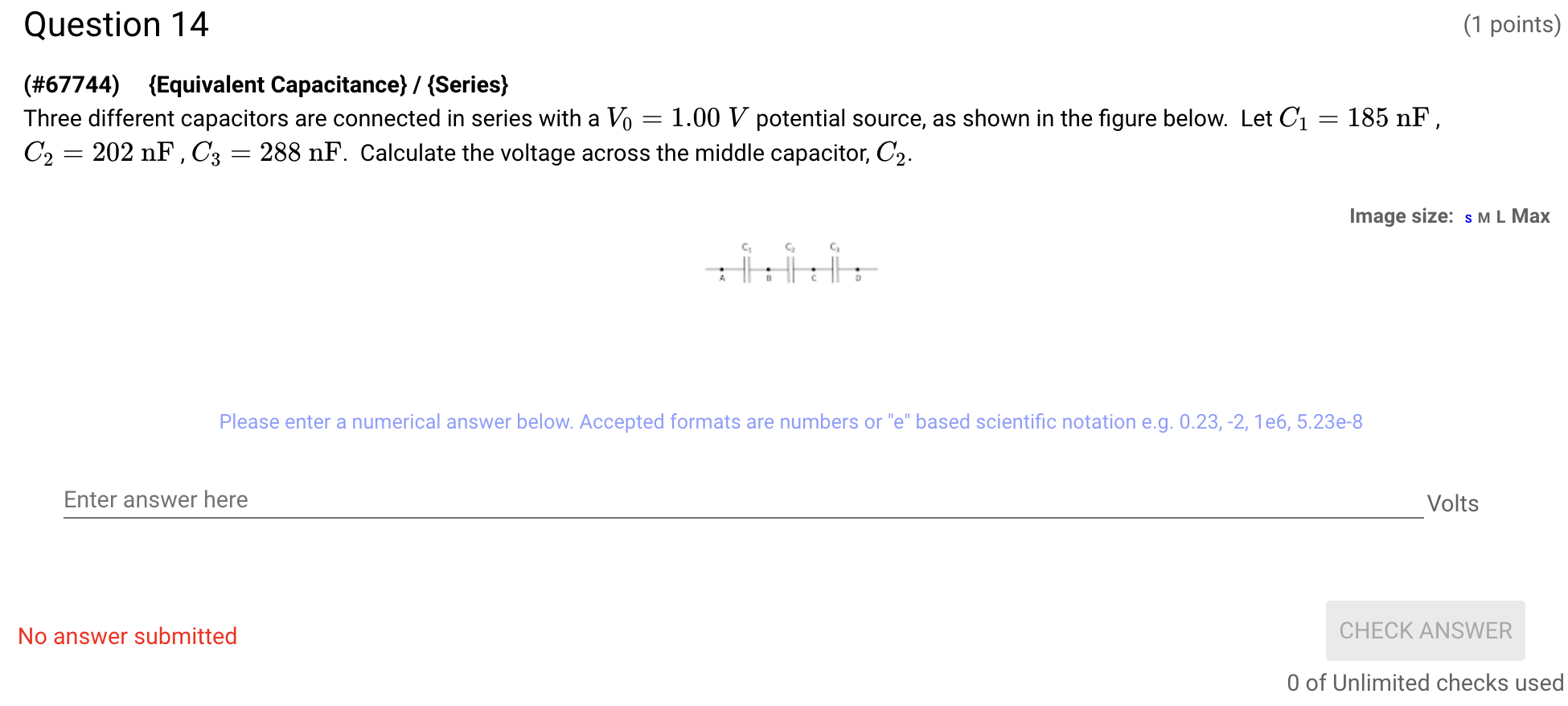Solved Question 14(1 points)(#67744) {Equivalent | Chegg.com Solved Question 14(1 points)(#67744) {Equivalent | Chegg.com