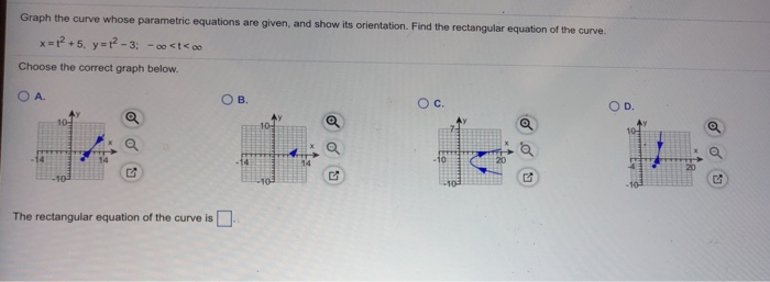 Solved Graph the curve whose parametric equations are given, | Chegg.com