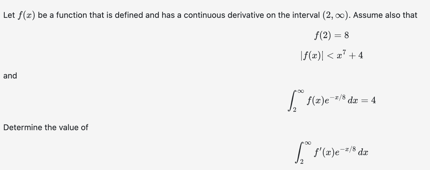 Solved Let f(x) be a function that is defined and has a | Chegg.com