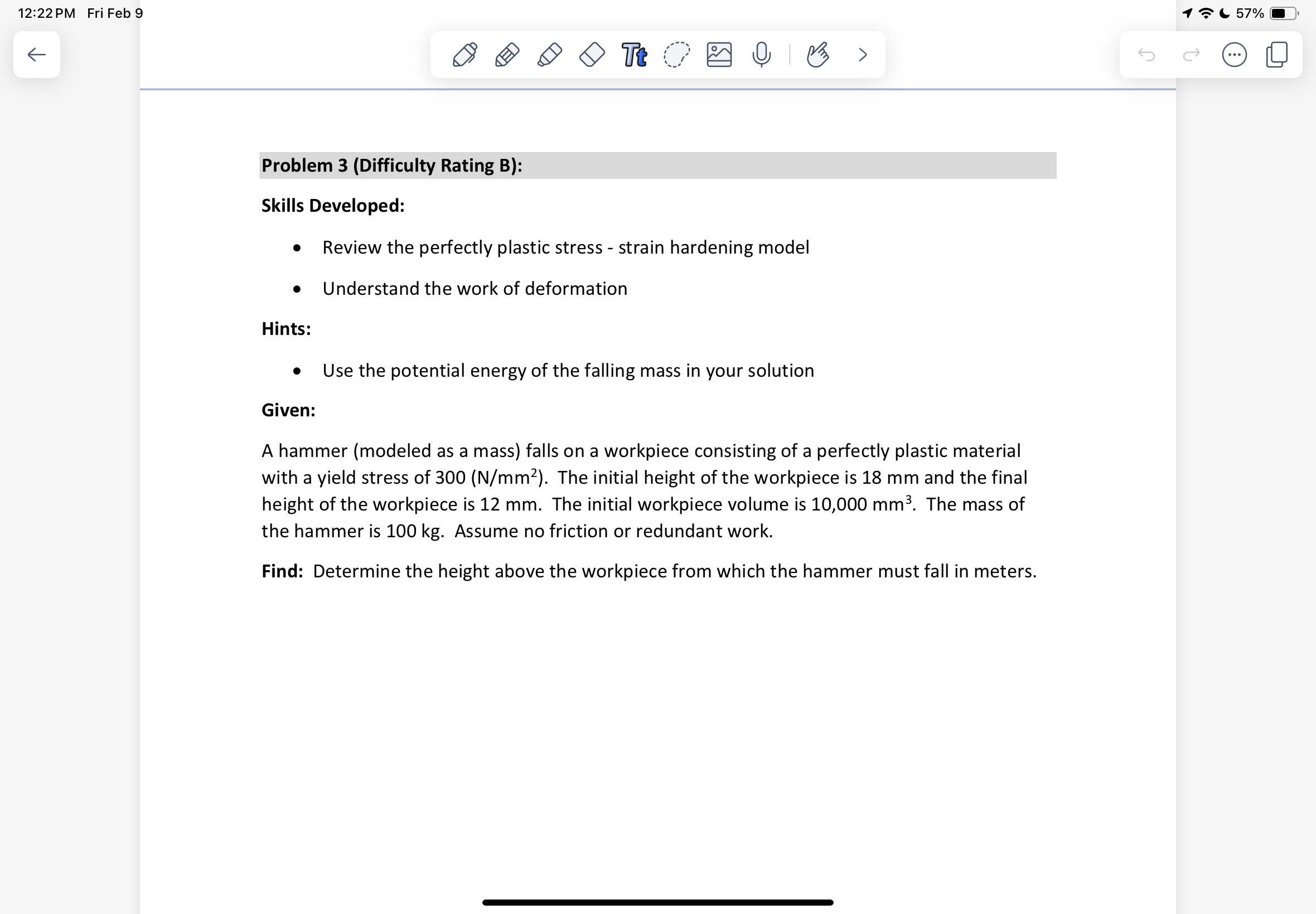 Solved Problem 3 (Difficulty Rating B):Skills | Chegg.com