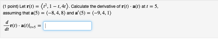 Solved (1 point) Find the simplest vector parametric | Chegg.com