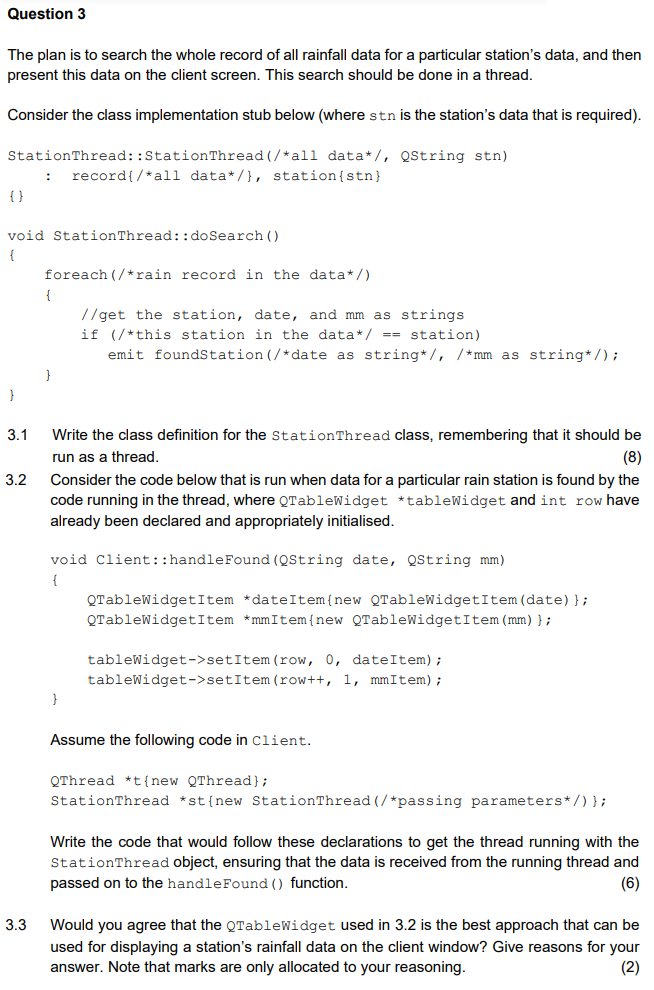 Solved Question 3 The plan is to search the whole record of | Chegg.com