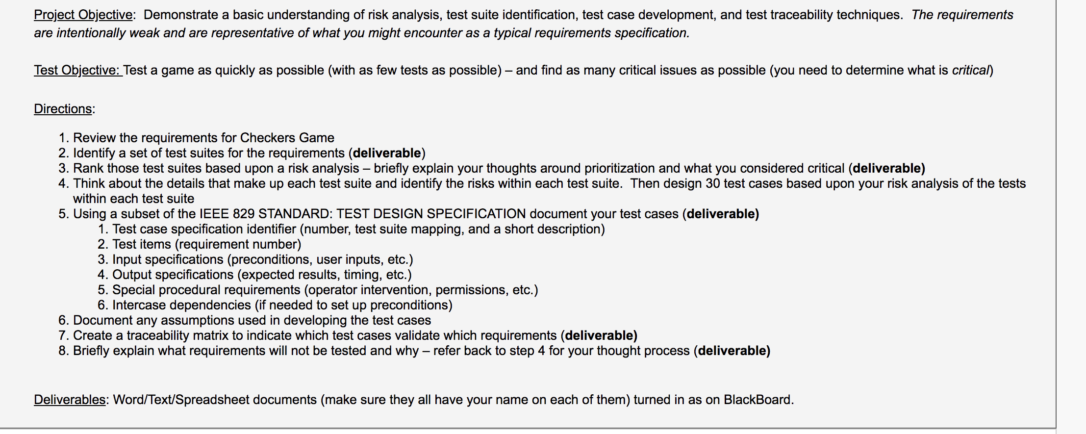 Solved first time doing test suites, requirements , and | Chegg.com
