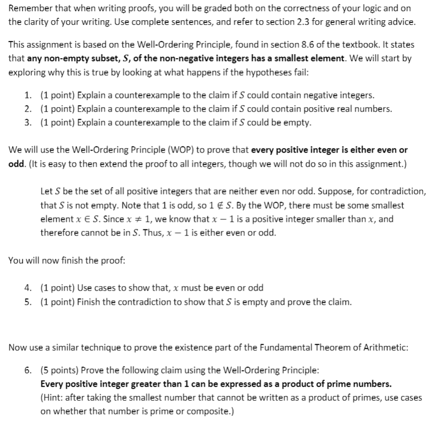 Solved Remember that when writing proofs, you will be graded | Chegg.com