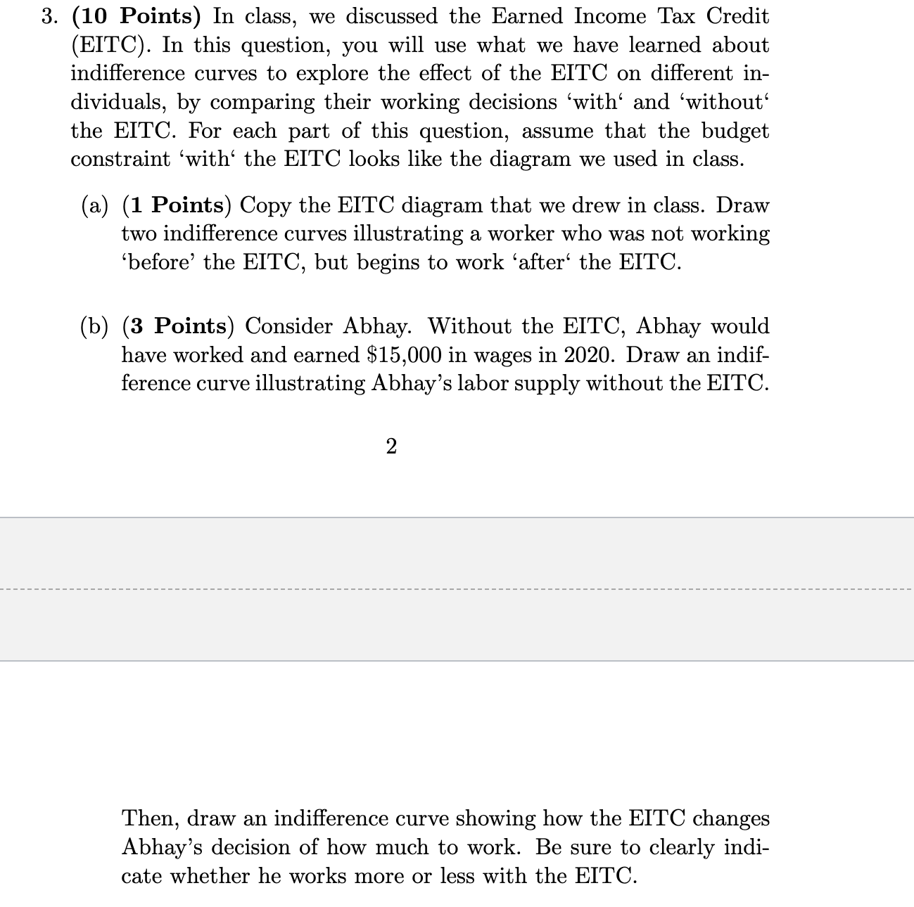 Solved 3. (10 Points) In class, we discussed the Earned | Chegg.com