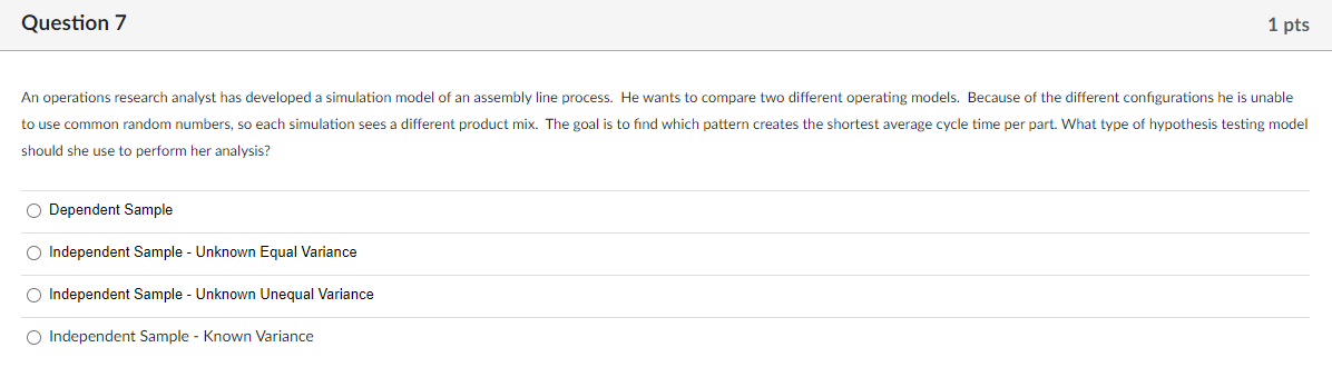 Solved Question 71 ﻿pts should she use to perform her | Chegg.com