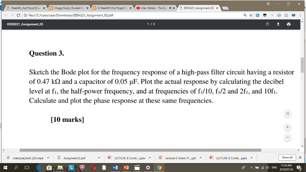 Electrical Engineering Archive | July 16, 2018 | Chegg.com