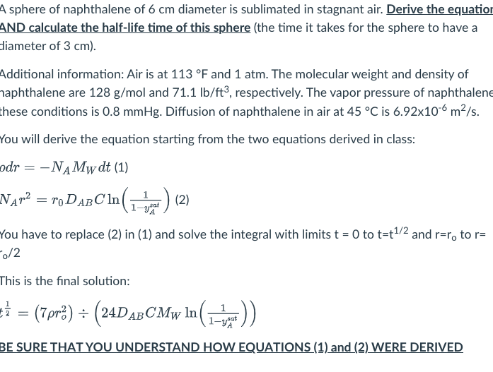 Solved Na is the flux it can be related from Ja. Na is not | Chegg.com