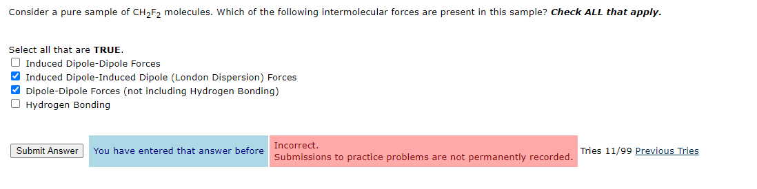 Solved Consider a pure sample of CHF2 molecules. Which of | Chegg.com