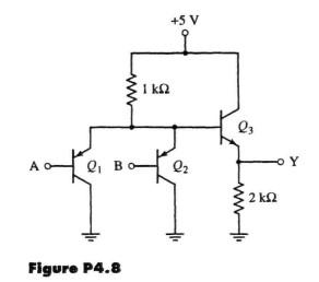 Solved Show that for a two-input RTL NOR gate shown in | Chegg.com