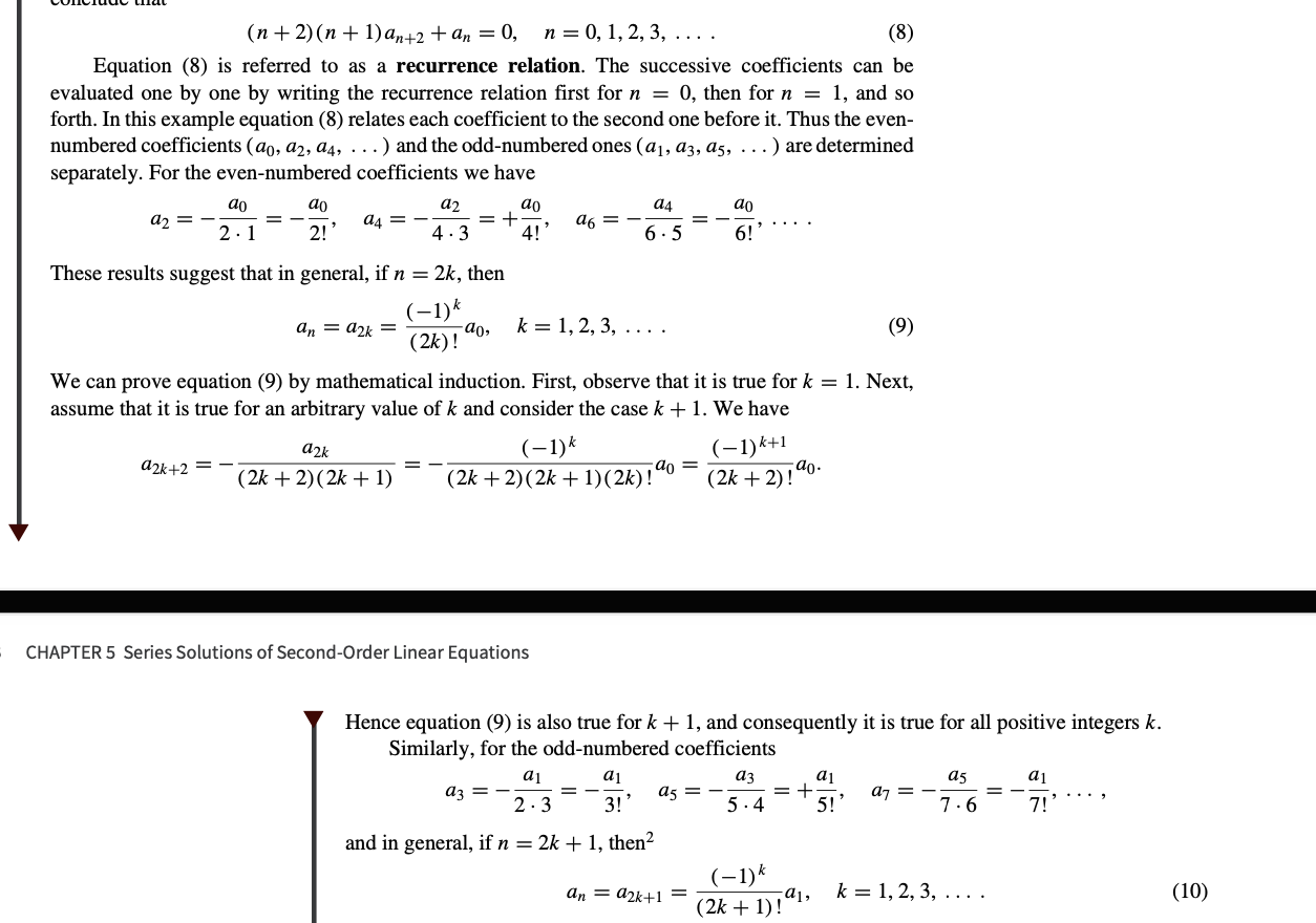 Solved 5.2 Series Solutions Near an Ordinary Point, | Chegg.com