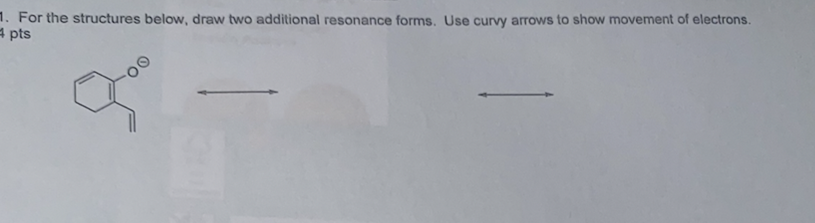 Solved For the structures below, draw two additional | Chegg.com