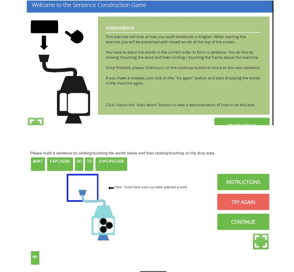 Solved Welcome to the Sentence Construction Game | Chegg.com
