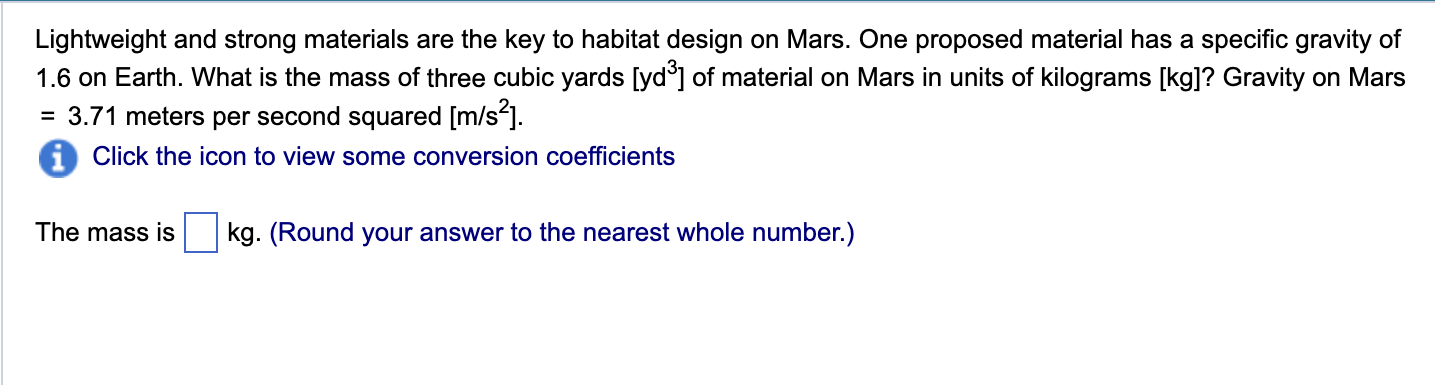 Lightweight and strong materials are the key to | Chegg.com