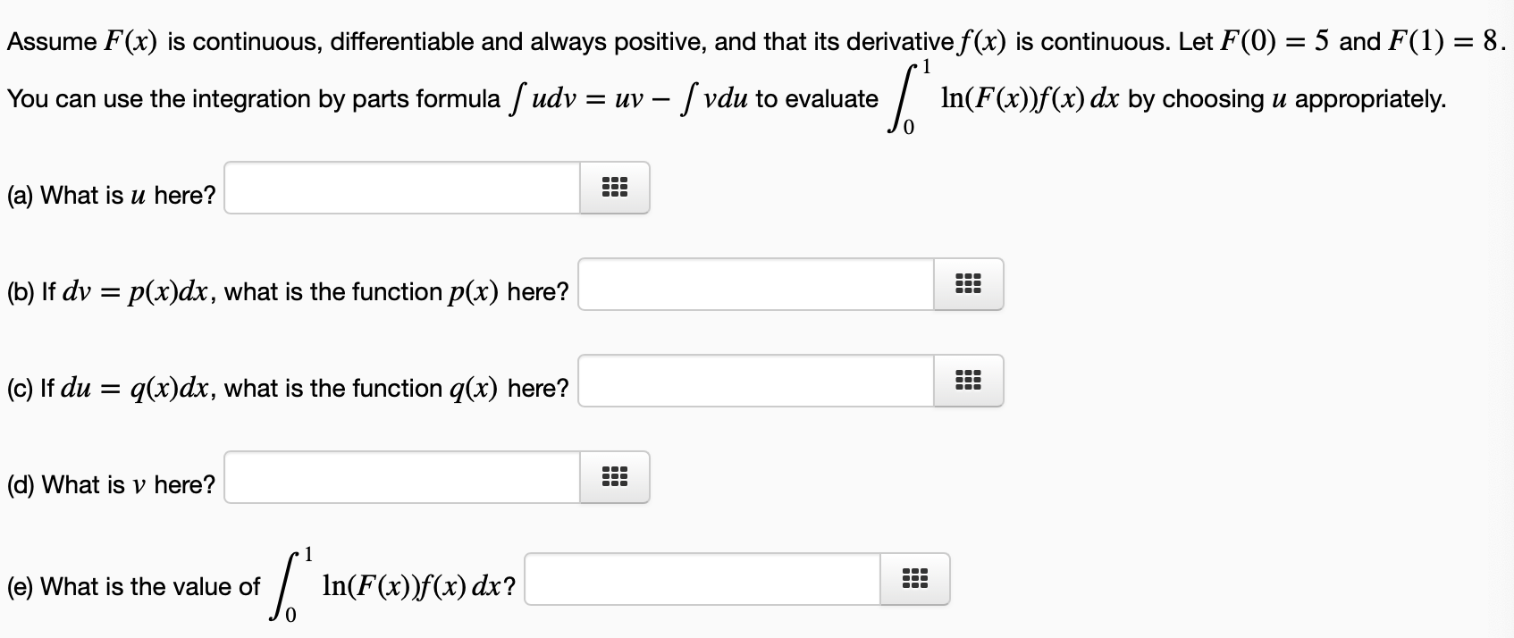 Solved Assume F(x) is continuous, differentiable and always | Chegg.com
