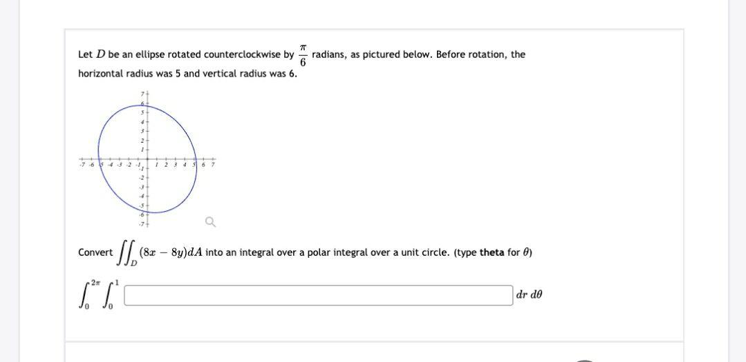Solved radians, as pictured below. Before rotation, the 7 | Chegg.com