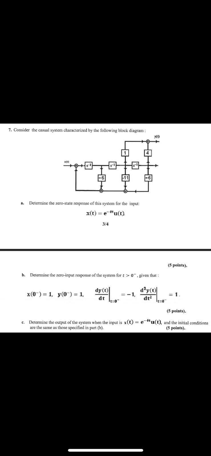 Solved Consider the casual system characterized by ﻿the | Chegg.com